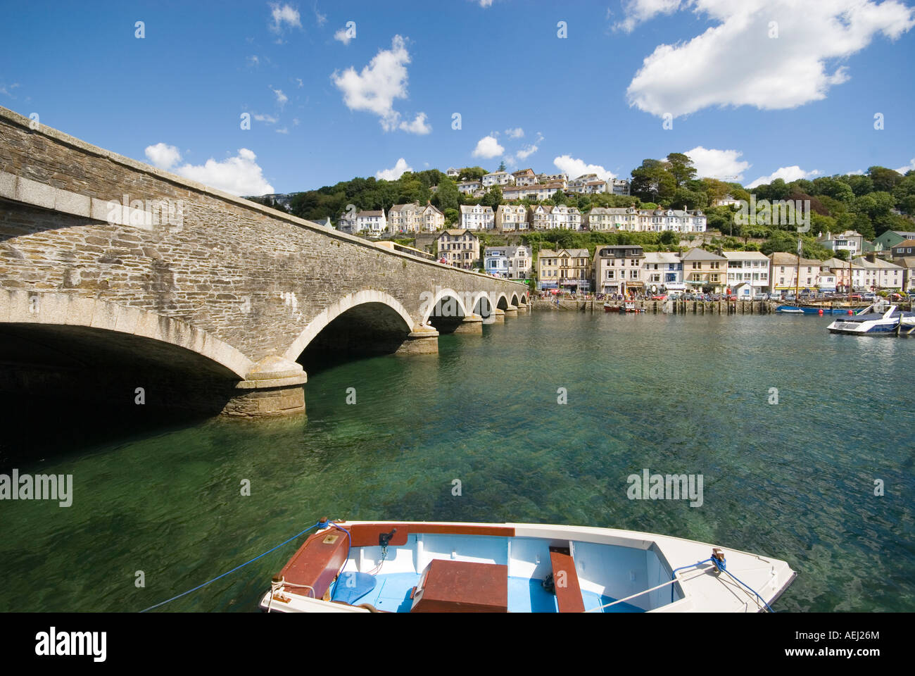 The Bridge across Looe River, Cornwall, 2007 Stock Photo - Alamy
