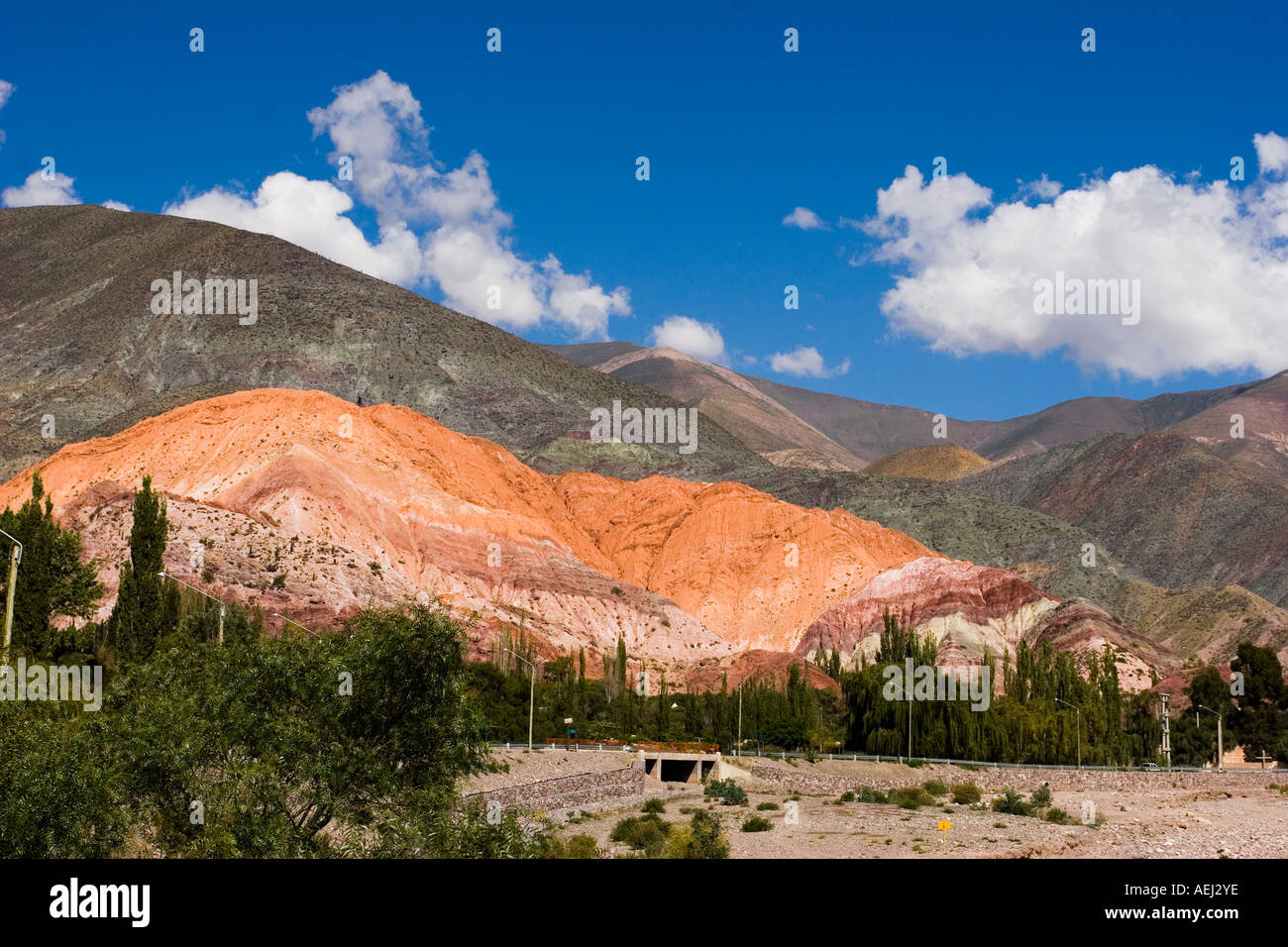 Cerro de los siete colores Hill of the seven colors in Purmamarca in ...