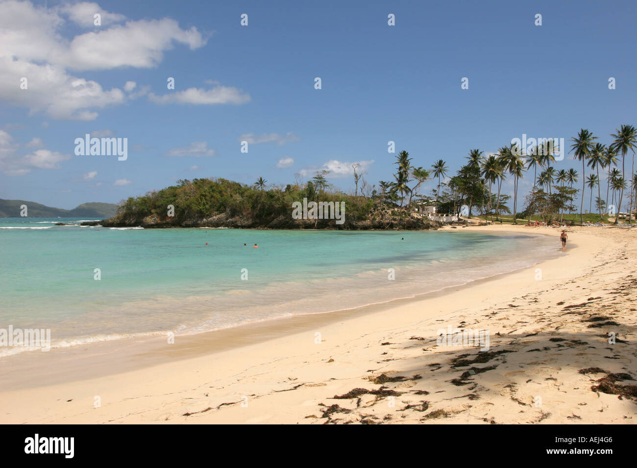 View of Playa Rincon Samana Dominican Republic Stock Photo - Alamy