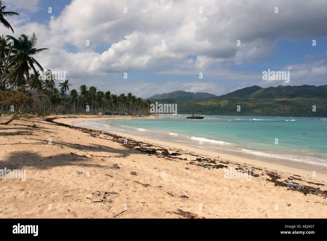 View of Playa Rincon Samana Dominican Republic Stock Photo - Alamy