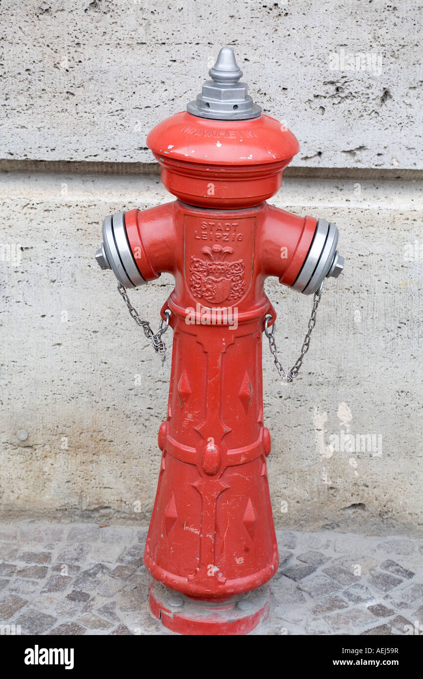 Fire Hydrant Leipzig Saxony Germany Stock Photo - Alamy