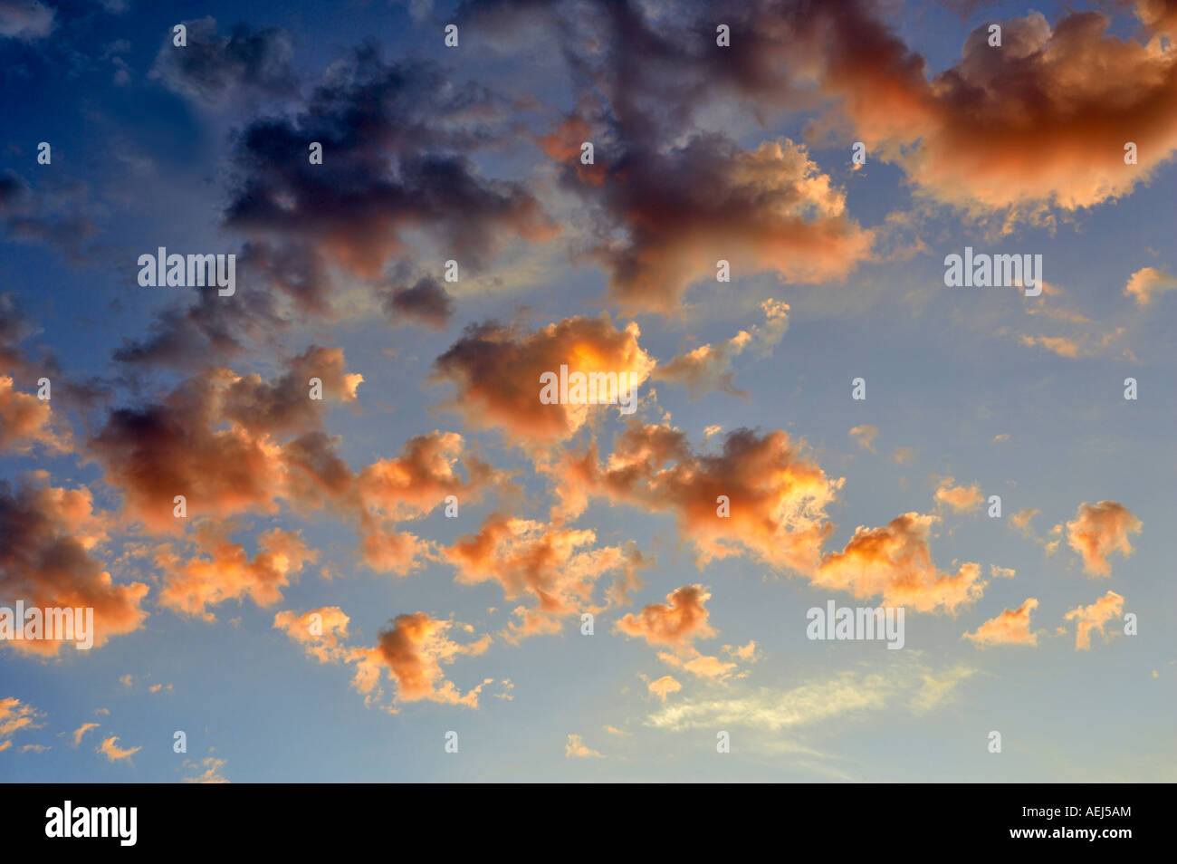 Couds over the Black Rock Desert Nevada Stock Photo - Alamy
