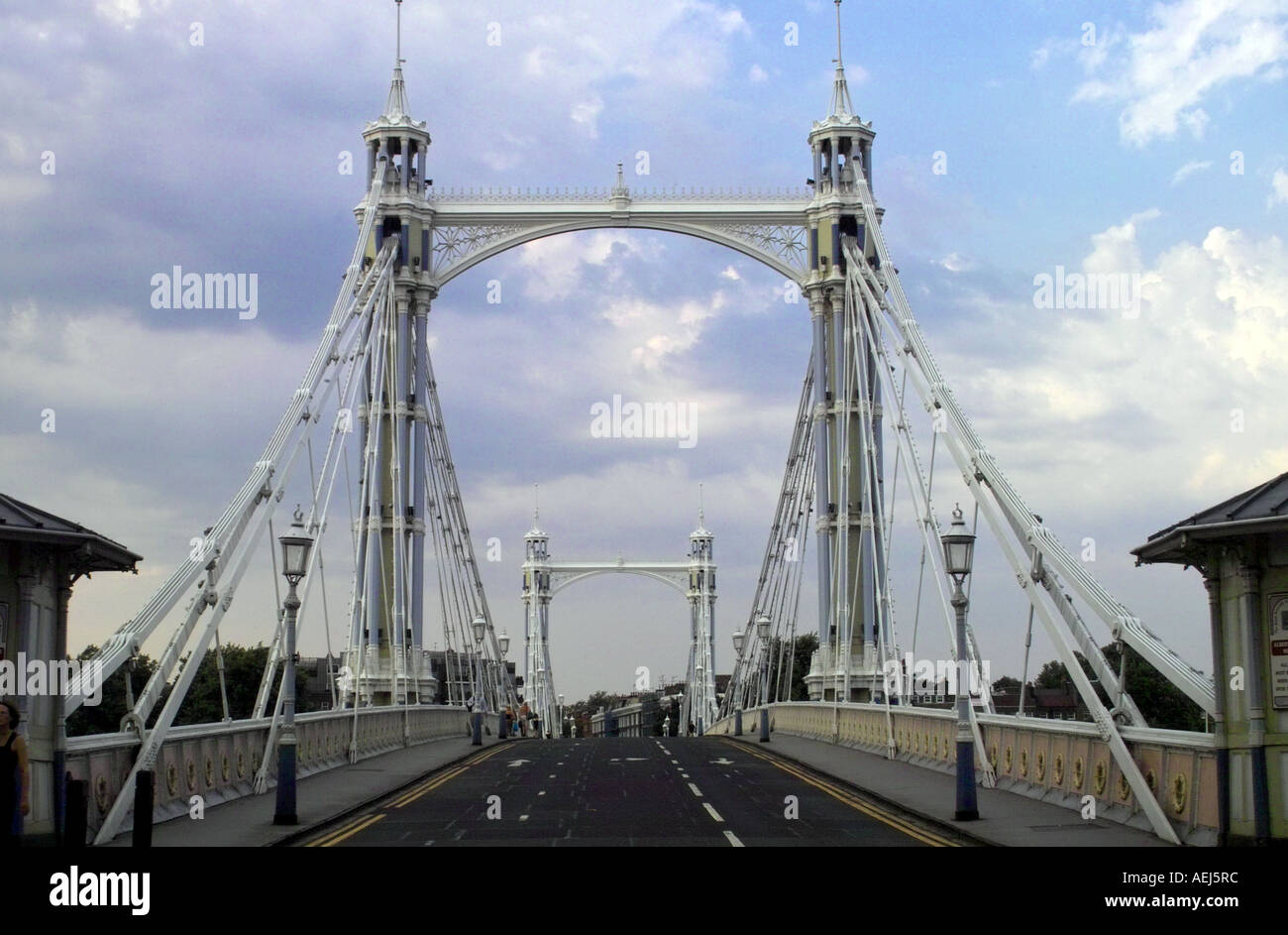Albert Bridge, London UK Stock Photo - Alamy