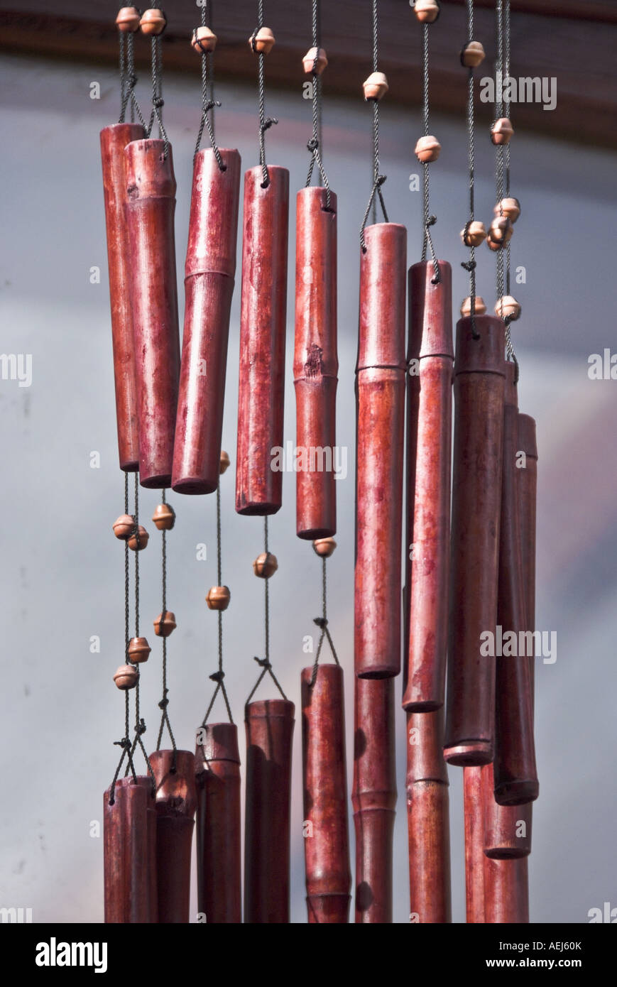Bamboo windchimes hi-res stock photography and images - Alamy