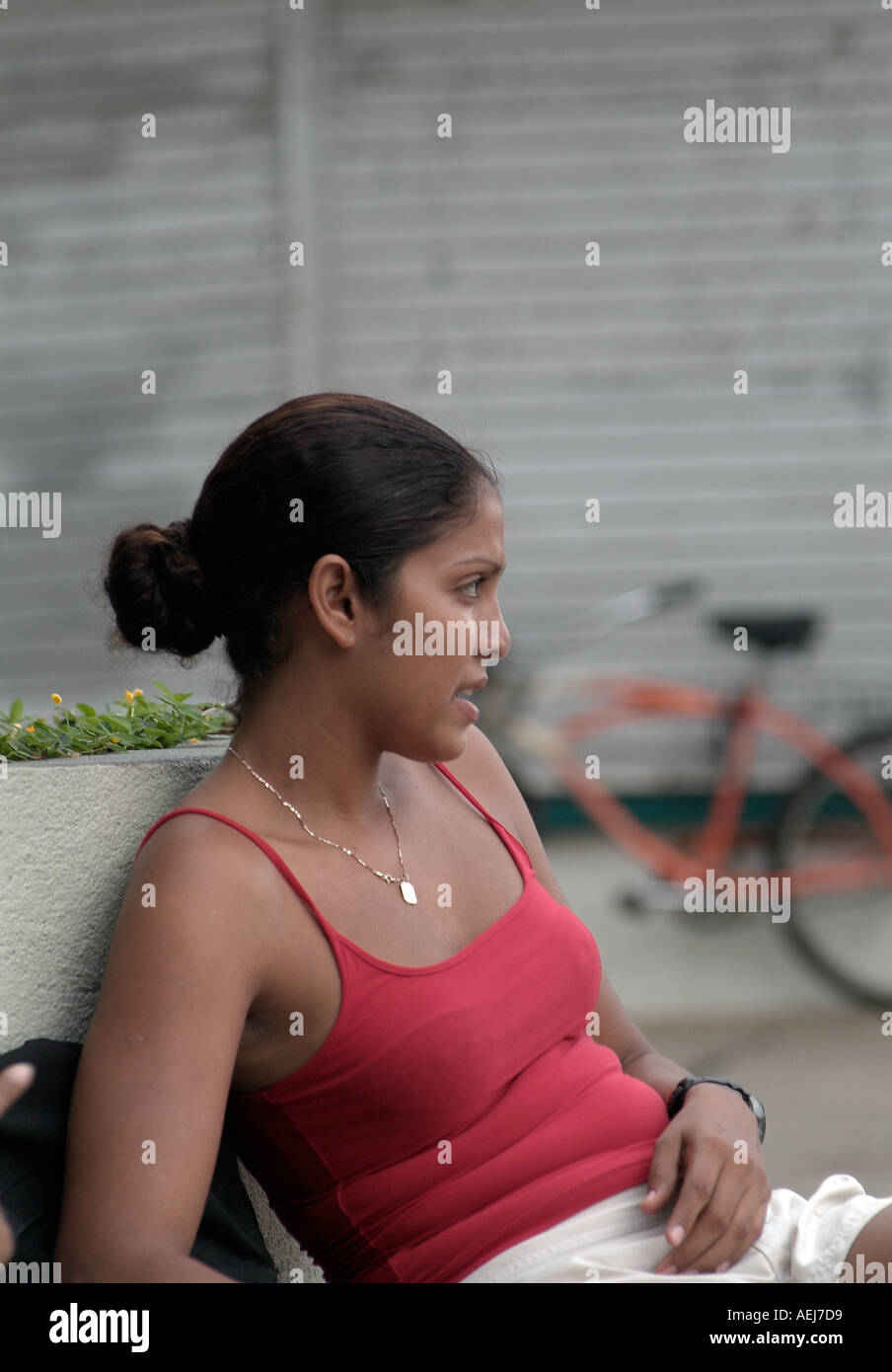 Costa Rican woman, Costa Rica Stock Photo - Alamy