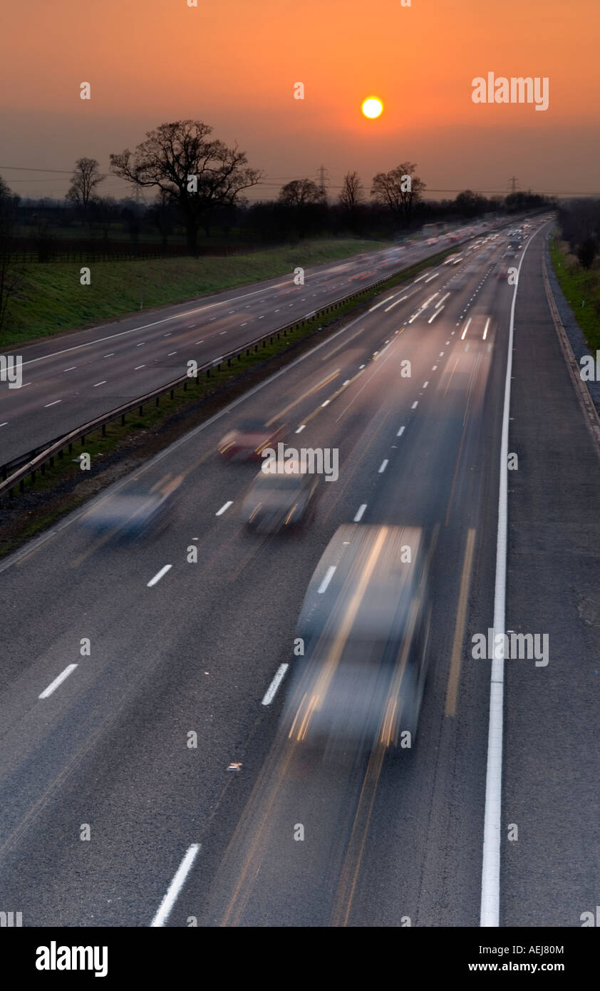 Free flowing motorway hi-res stock photography and images - Alamy
