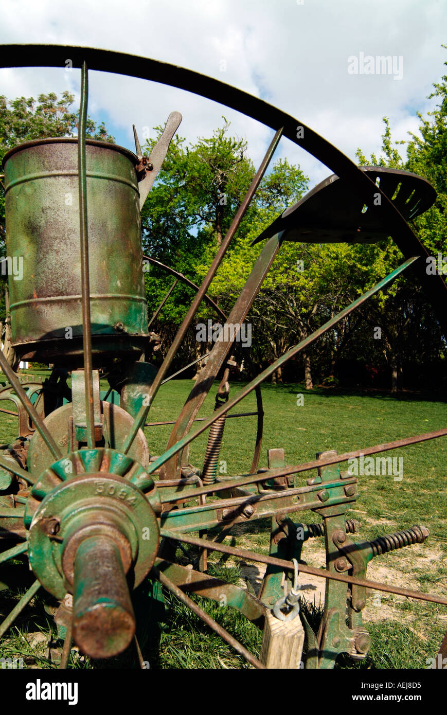 Old metal plough in a field Stock Photo - Alamy
