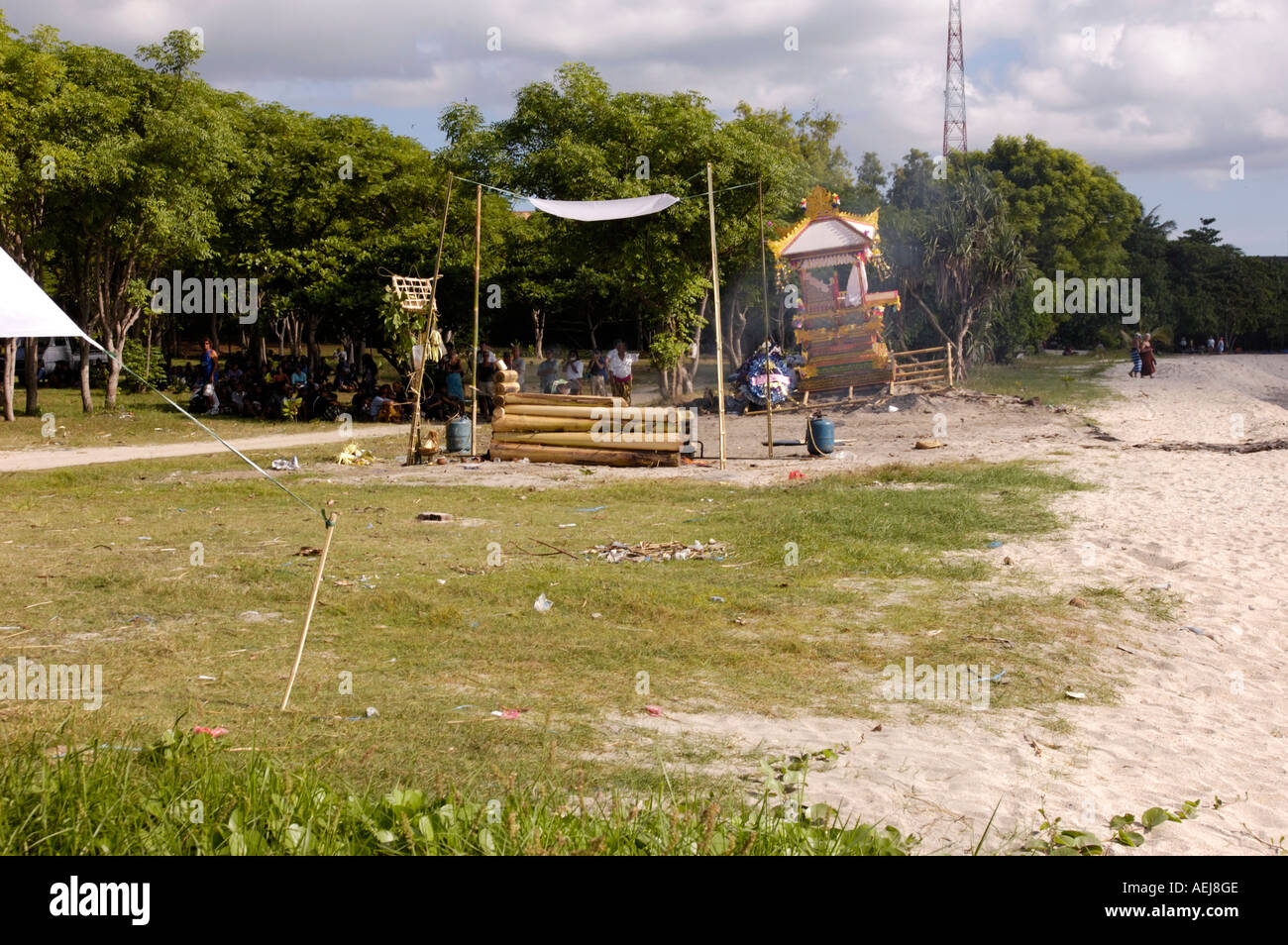 Bali cremation beach hi-res stock photography and images - Alamy