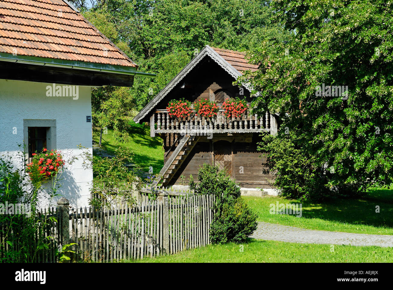 Weaving museum, Breitenberg Bavarian Forest Bayerischer Wald Lower ...