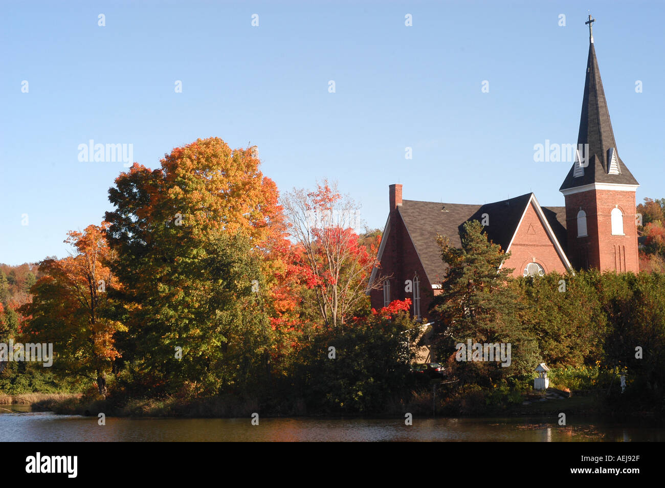 Knowlton eastern townships fall quebec hi-res stock photography and ...