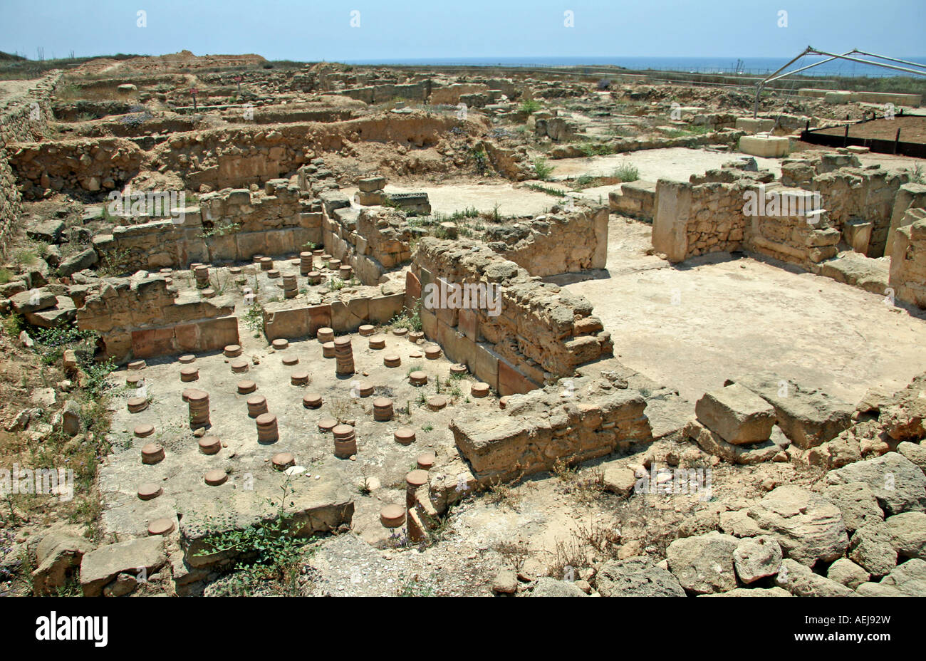 Archaeology, House of Theseus, Paphos, Cyprus Stock Photo - Alamy