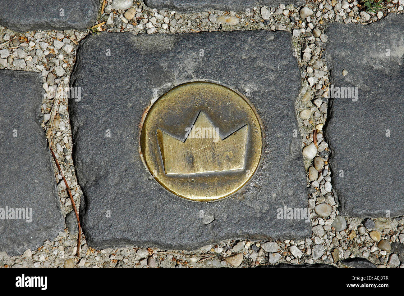 Crown, coronation trail, historic old part of town, Bratislava ...
