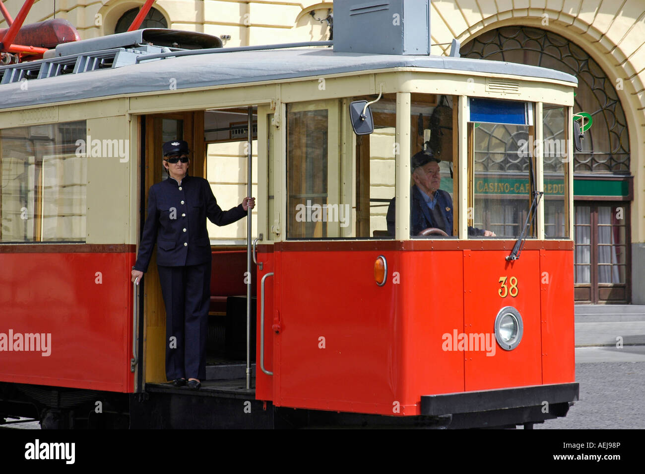 Conductor tram hi-res stock photography and images - Alamy