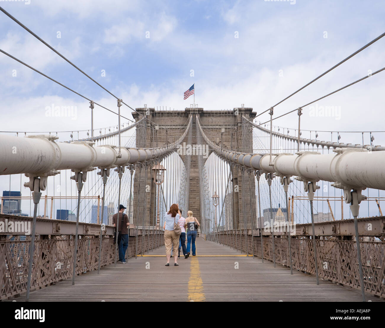 Brooklyn Bridge, Manhattan, New York, USA Stock Photo - Alamy