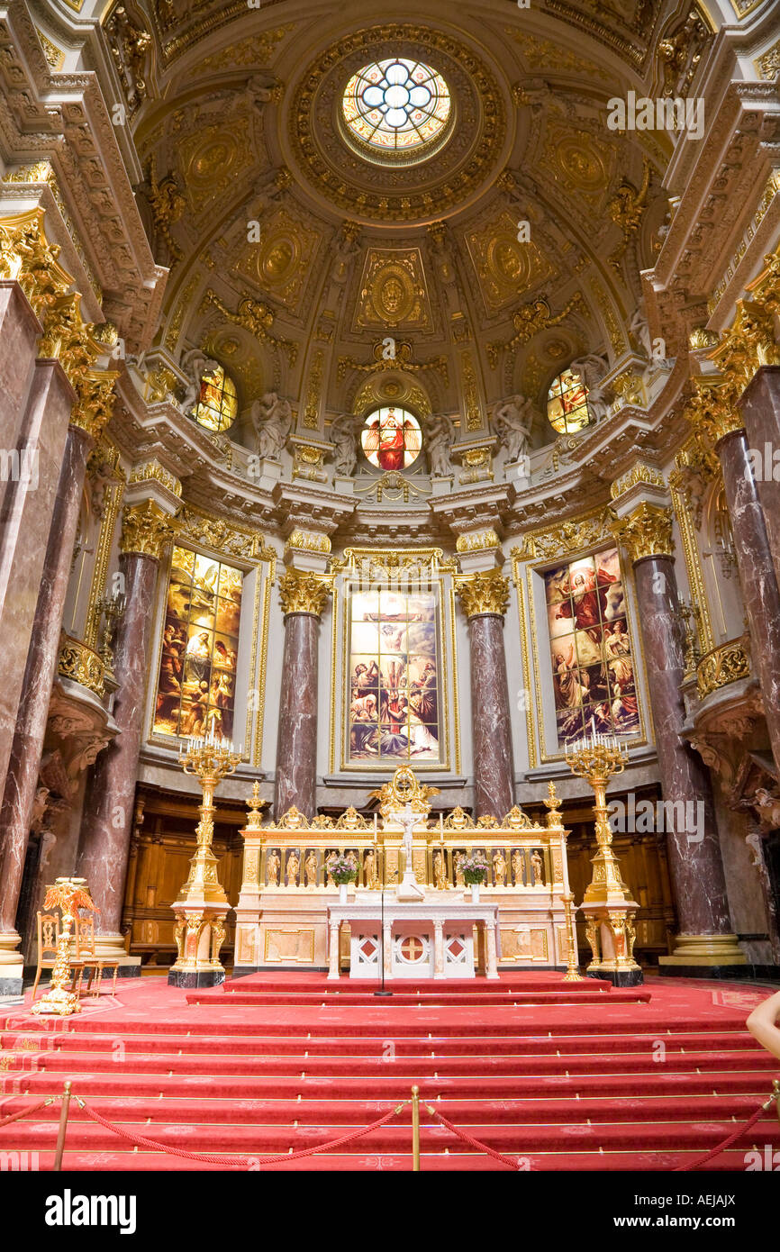 Altar in the Berlin cathedral, Berlin, Germany Stock Photo - Alamy