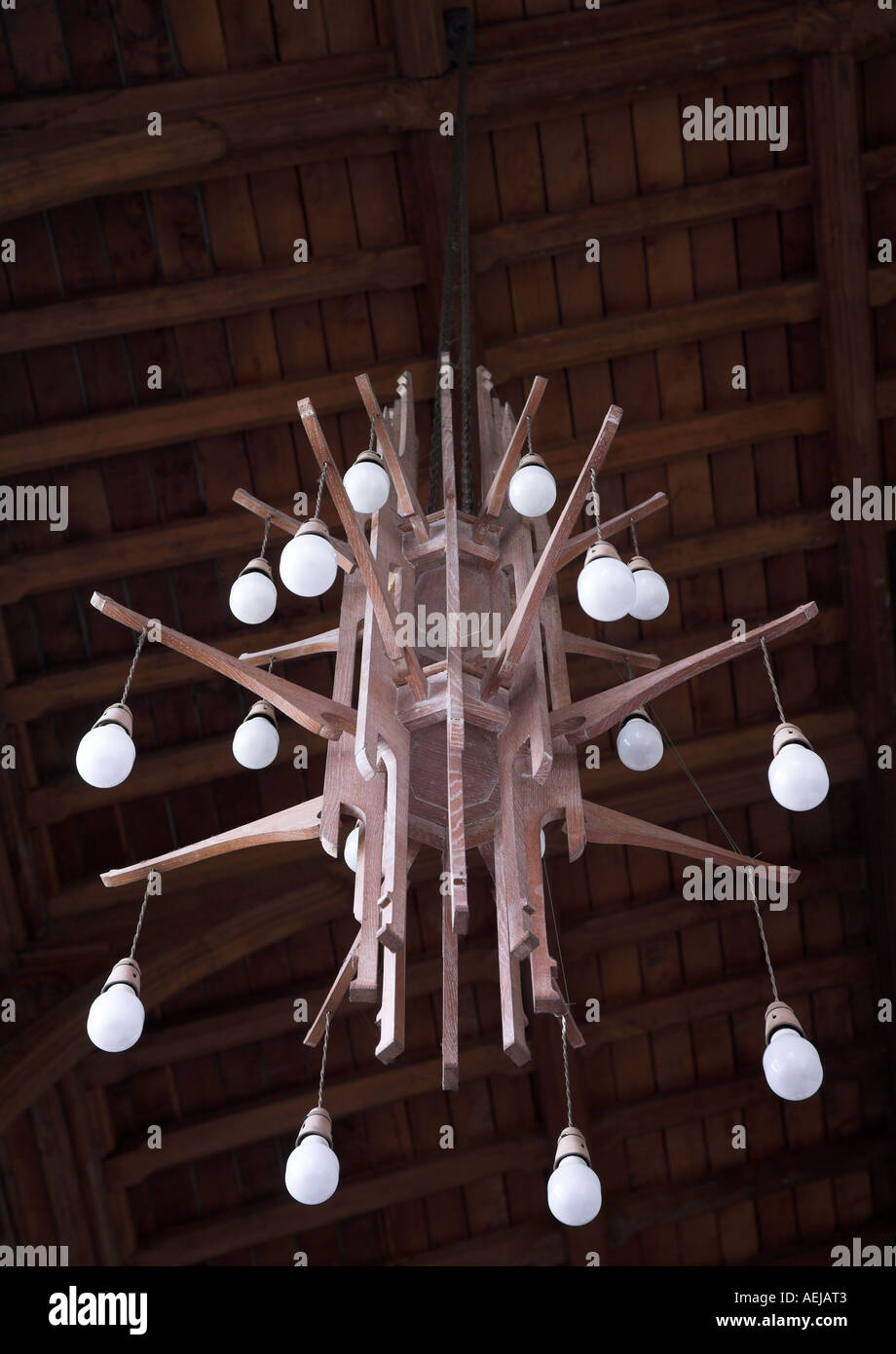 Interior Ceiling Lights Llandaff Cathedral Cardiff Suburbs South Wales ...