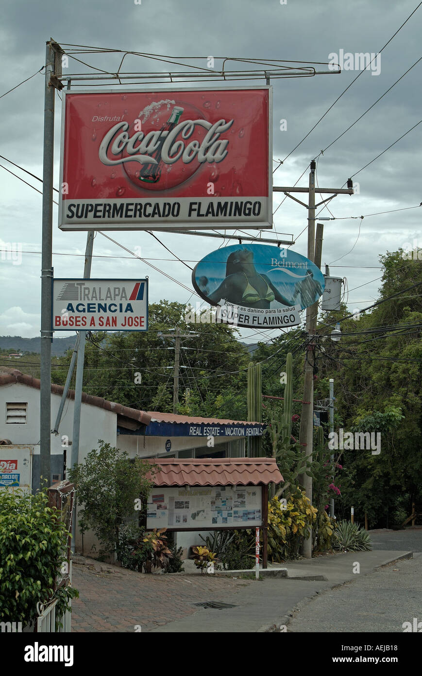 Shop in Costa Rica, Guanacaste province Stock Photo - Alamy