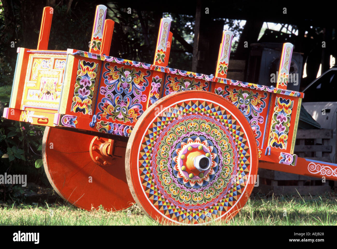 Costa rica ox cart hi-res stock photography and images - Alamy