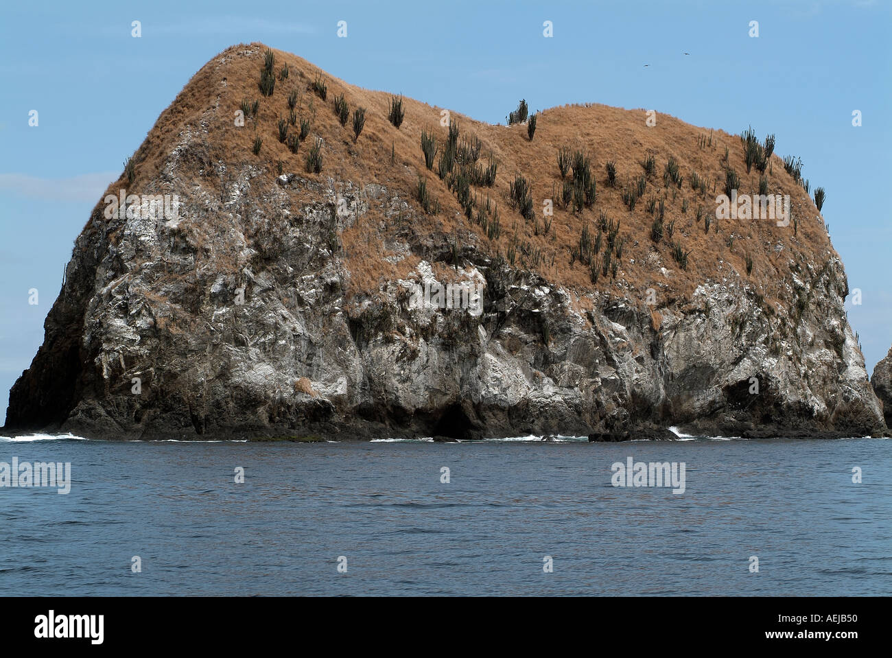 One rock in the Catalina Islands off Costa Rica Stock Photo - Alamy