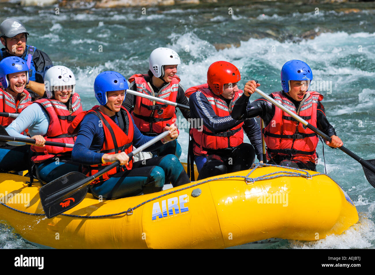 White-water rafting, Norway, Scandinavia Stock Photo - Alamy