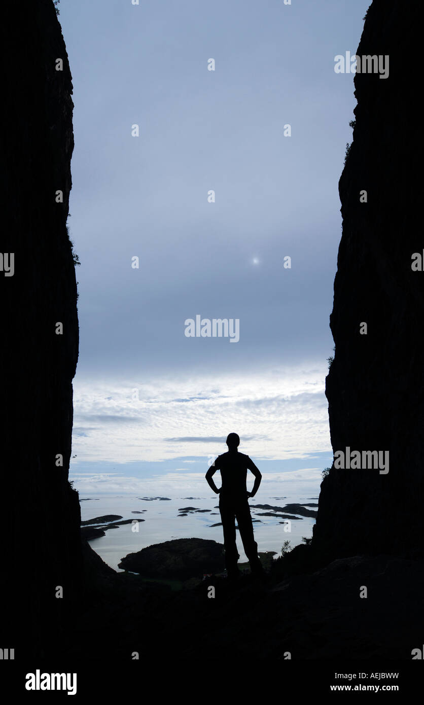 Rocky gate in the Torghatten, Norway, Scandinavia Stock Photo - Alamy