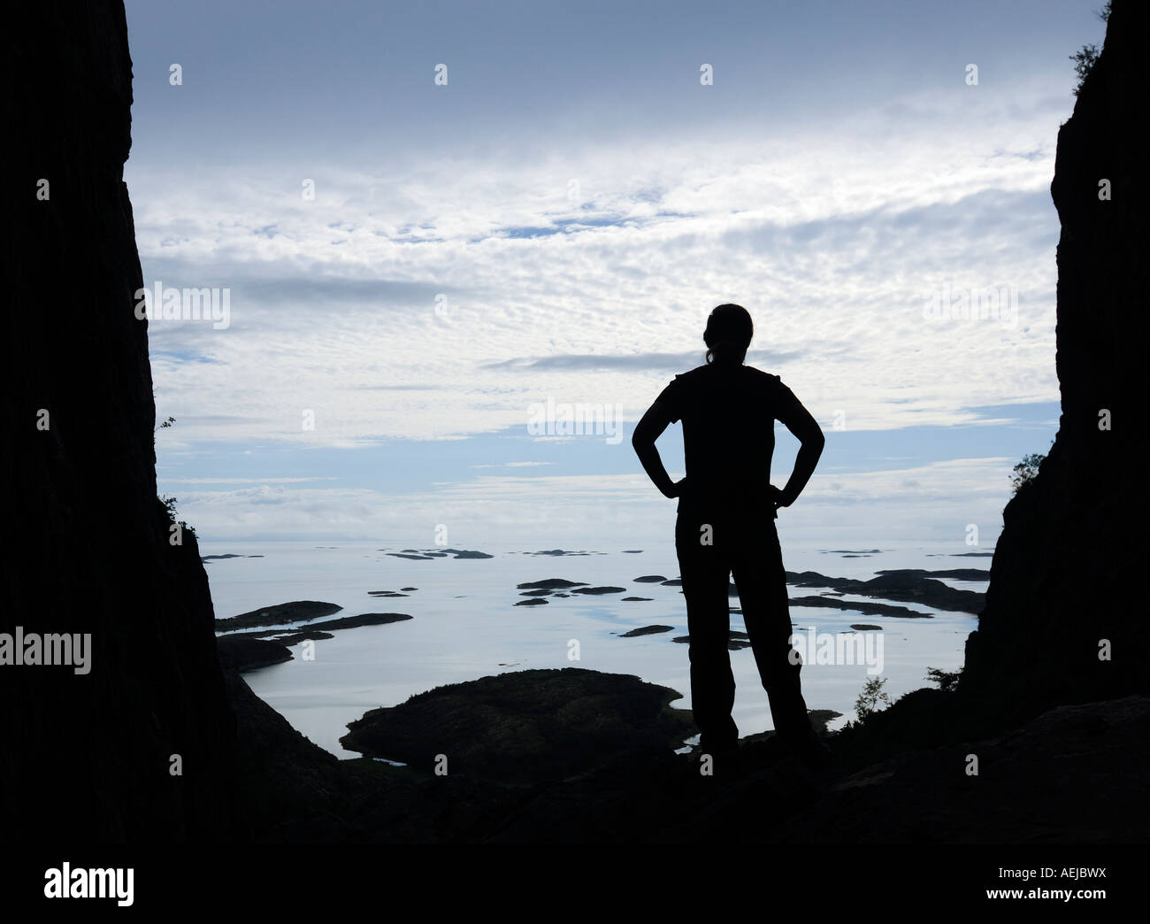 Rocky gate in the Torghatten, Norway, Scandinavia Stock Photo - Alamy