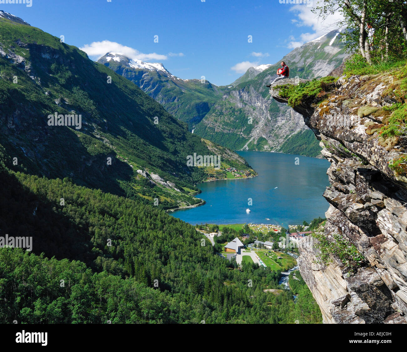 Panoramic view geirangerfjord on hi-res stock photography and images ...