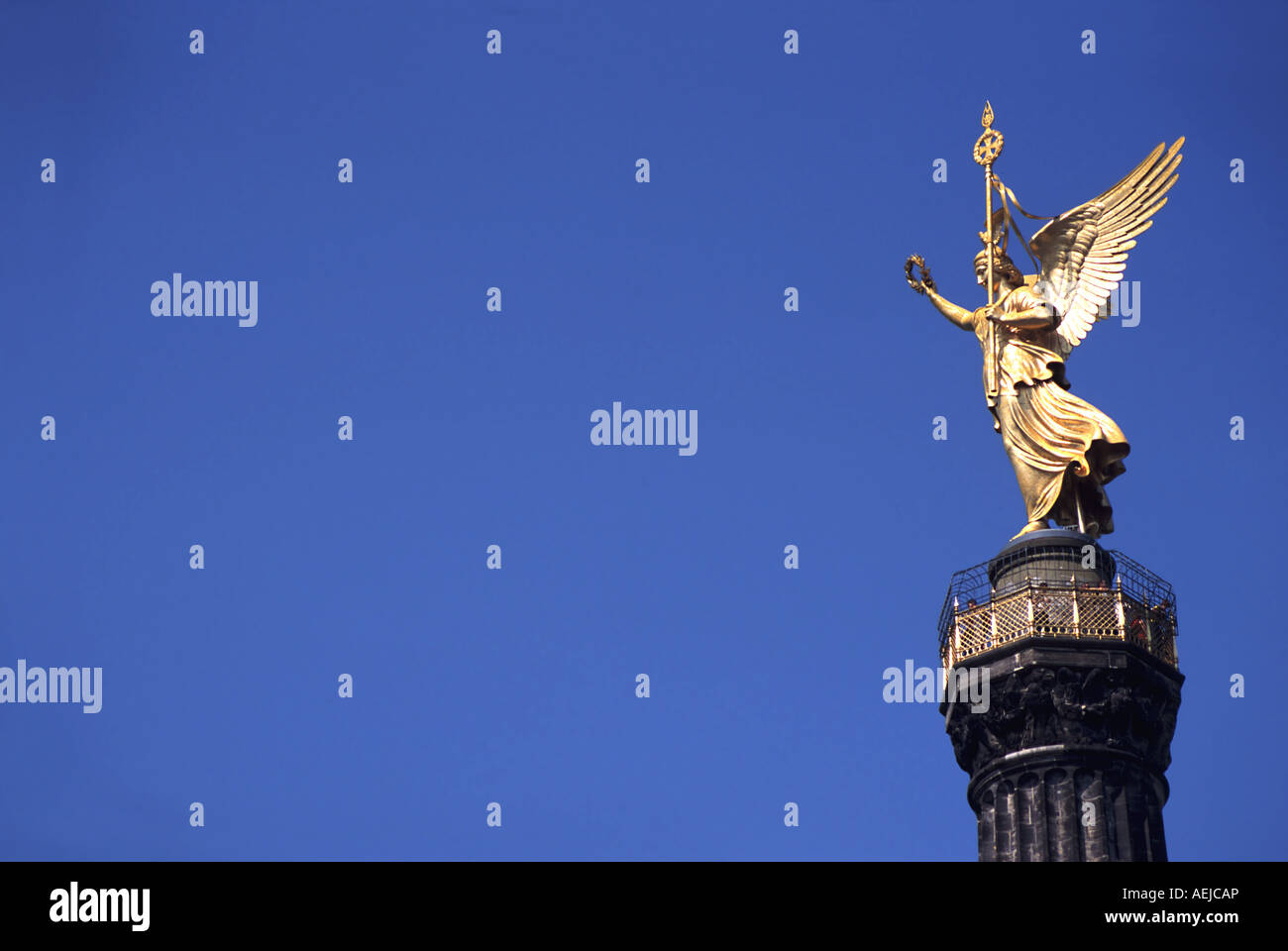 Victoria on the Victory Column, Berlin, Germany Stock Photo - Alamy