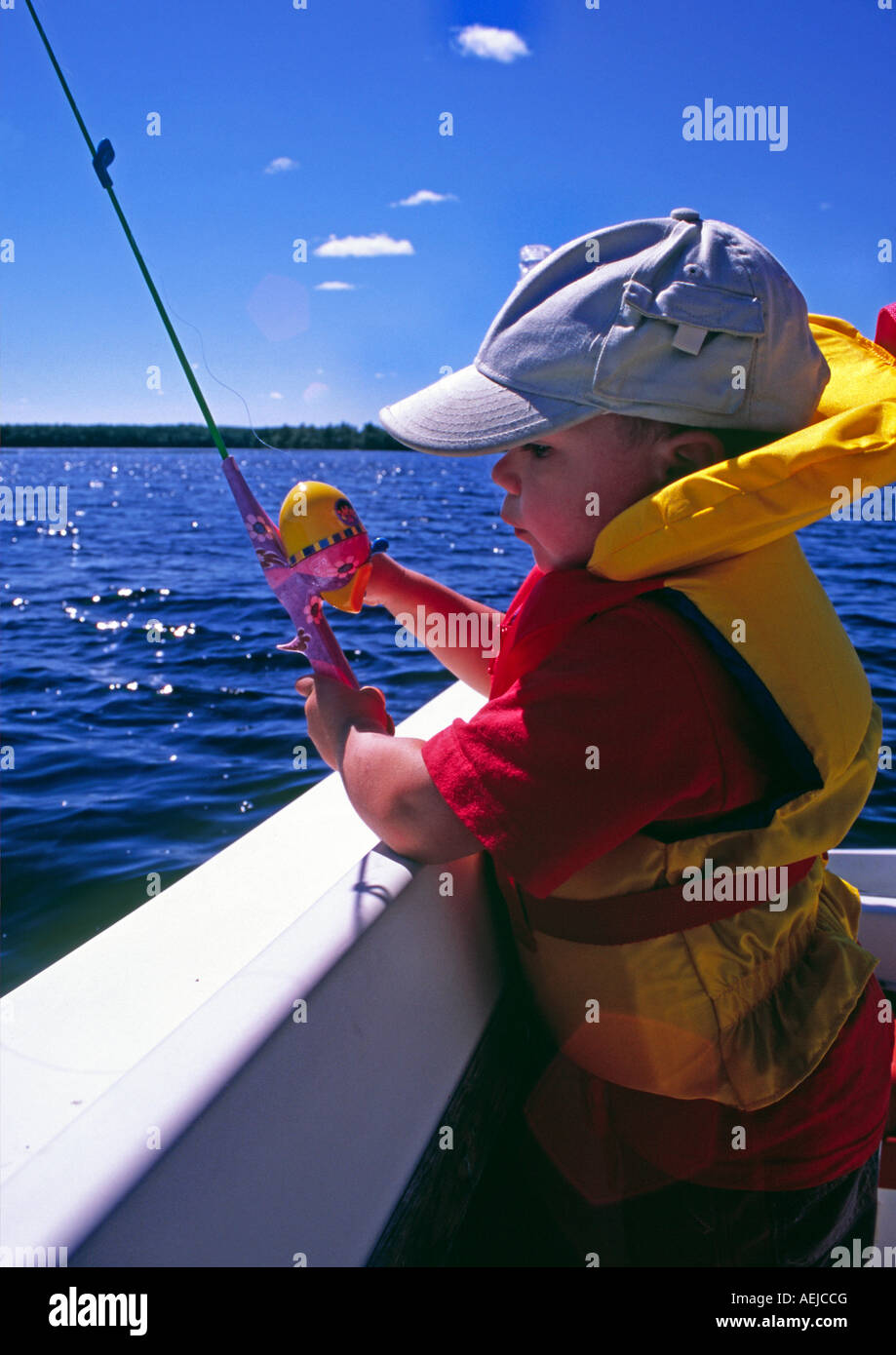 a boy fishing Stock Photo - Alamy