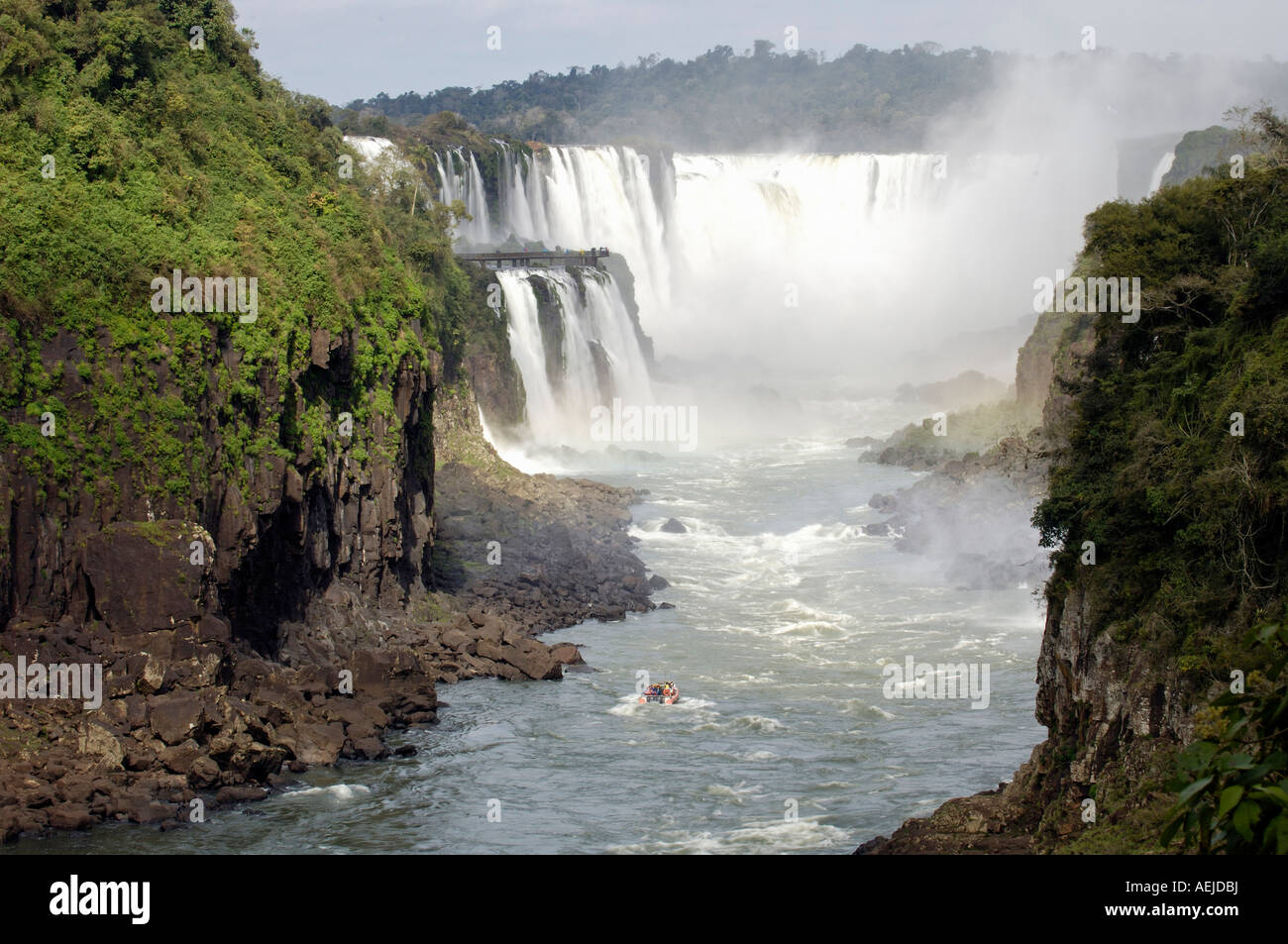 Iguacu, waterfalls, the largest waterfalls of the world, brasil Stock ...