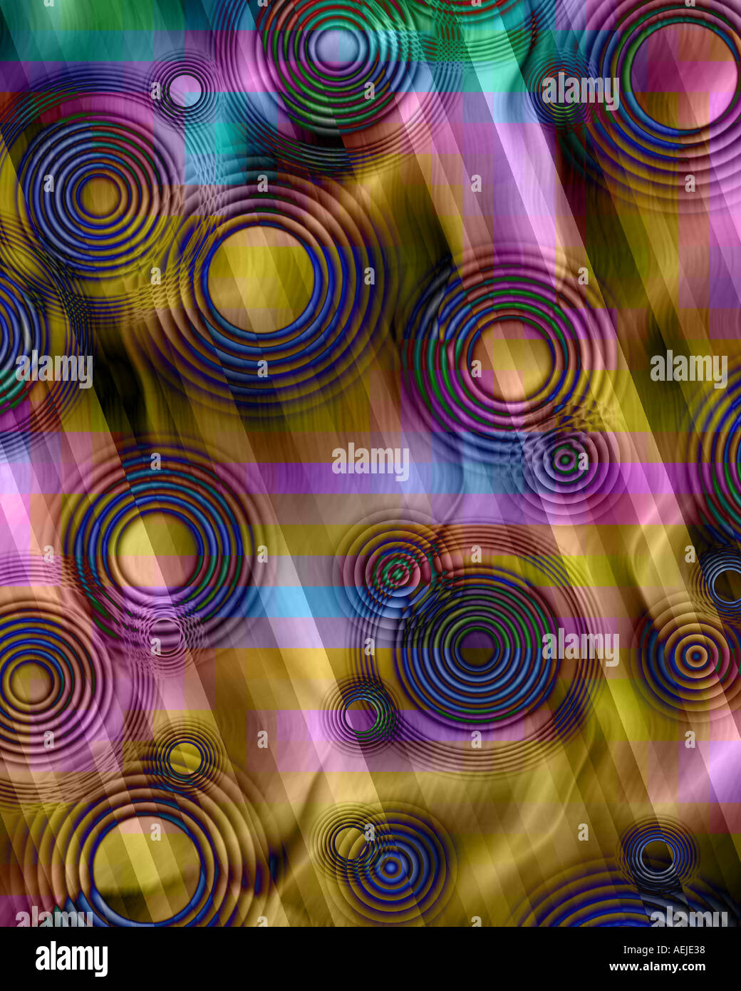 Wave rings spreading symbolizing the use of RFID Radio Frequency ...