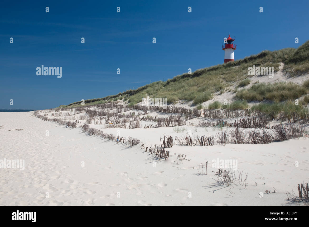 List Ost light house, Ellenbogen, Sylt, Schleswig-Holstein, Germany ...