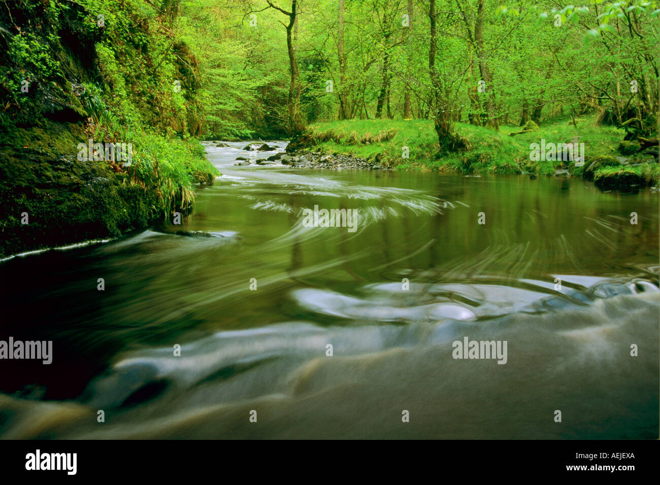 River Glynneath Valley Brecon Beacons South Wales Stock Photo - Alamy