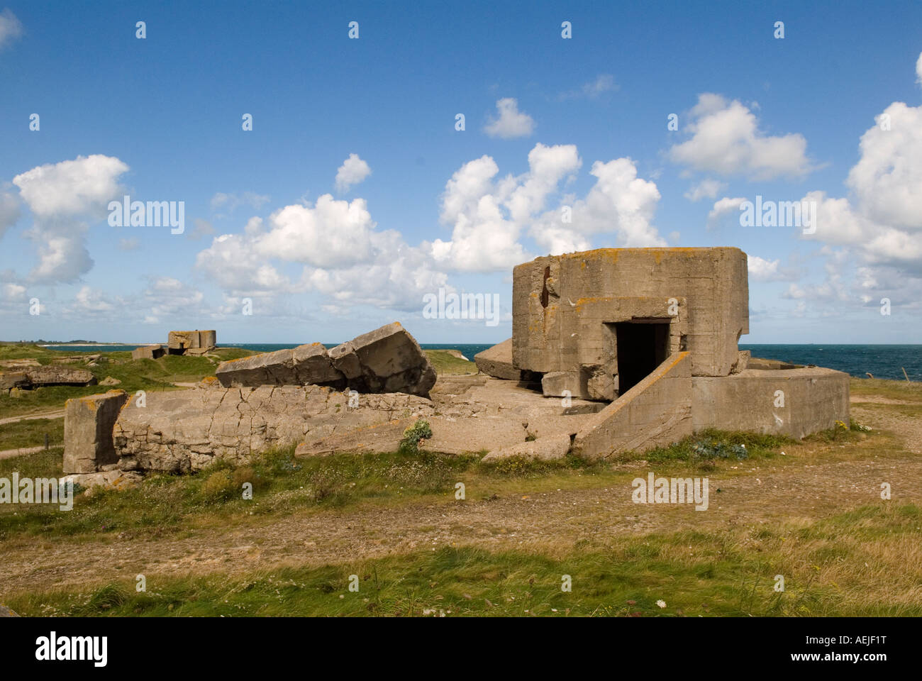 Blockhouse France Ruined Blockhaus Blockhouse at La Pointe de Neville ...