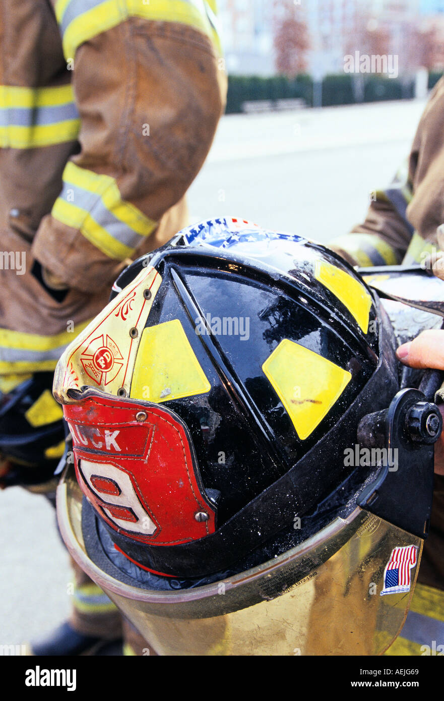 Fireman s helmet Stock Photo - Alamy