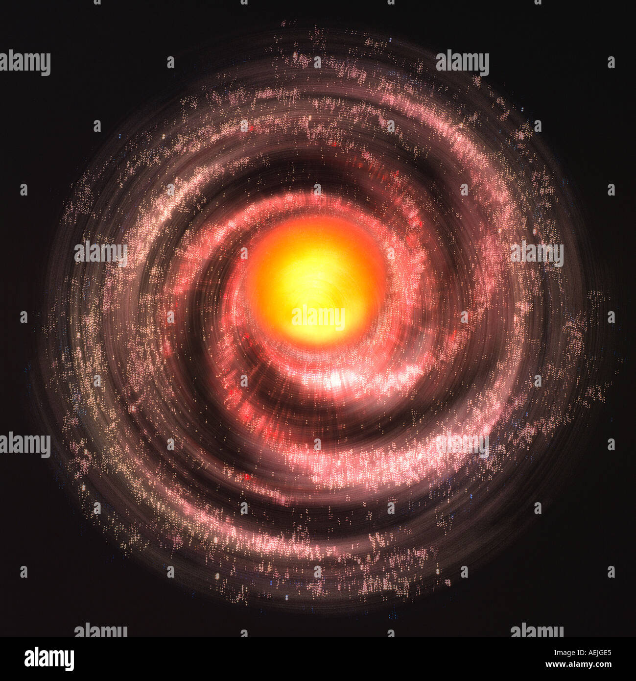 Abstract of solar system Stock Photo - Alamy