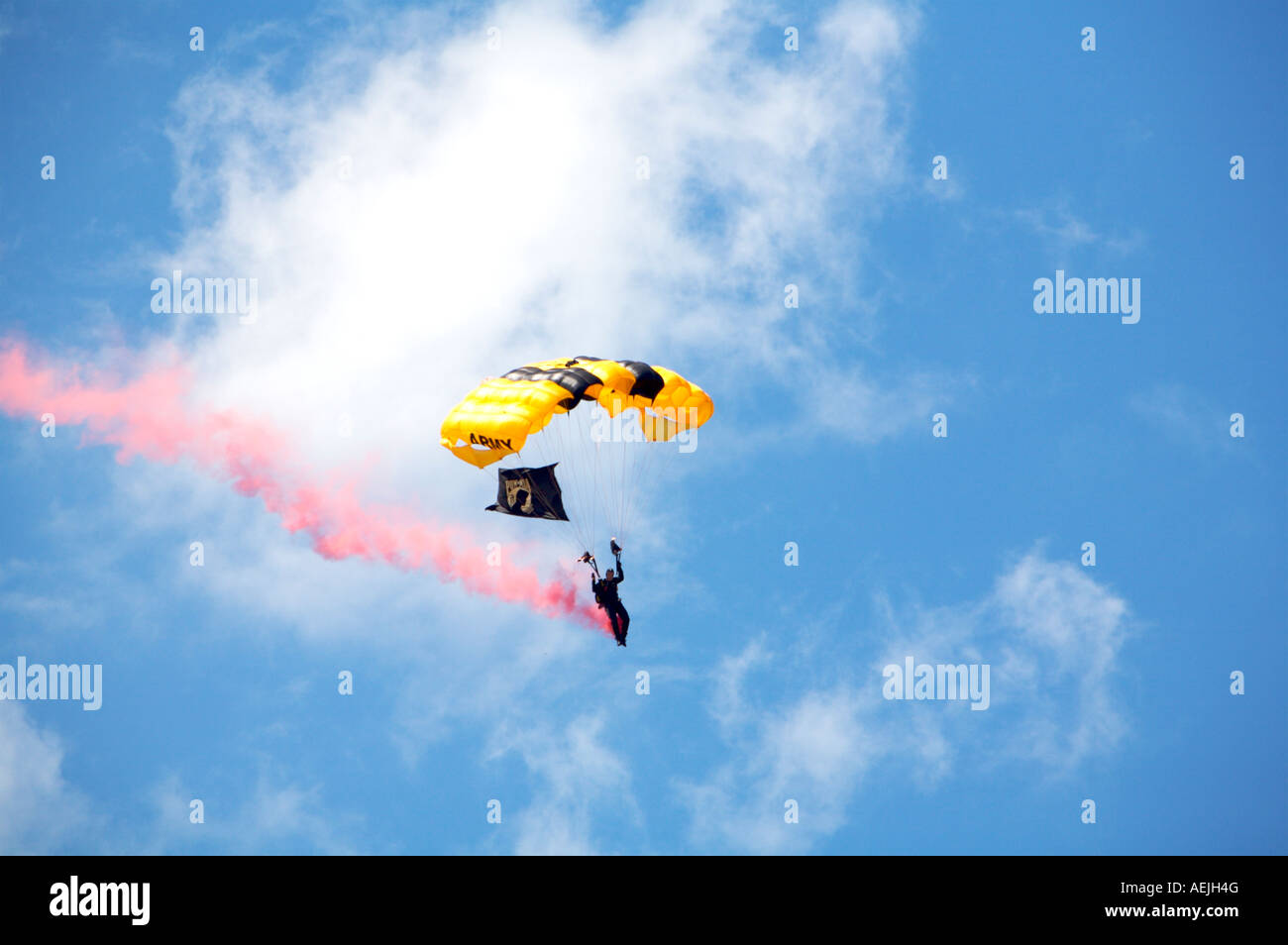 US Army Parachute Team the Golden Knights Stock Photo - Alamy