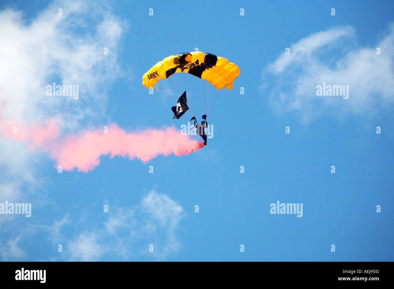 US Army Parachute Team the Golden Knights Stock Photo - Alamy