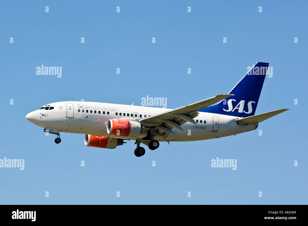 SAS Boeing 737-500 Stock Photo - Alamy