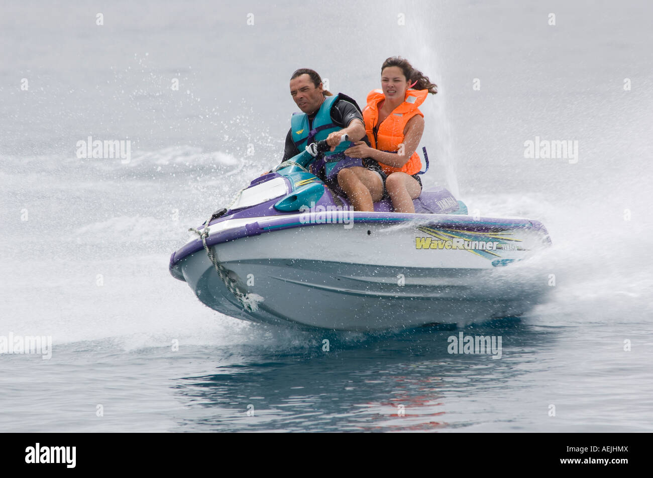 Jet ski in full speed Stock Photo - Alamy