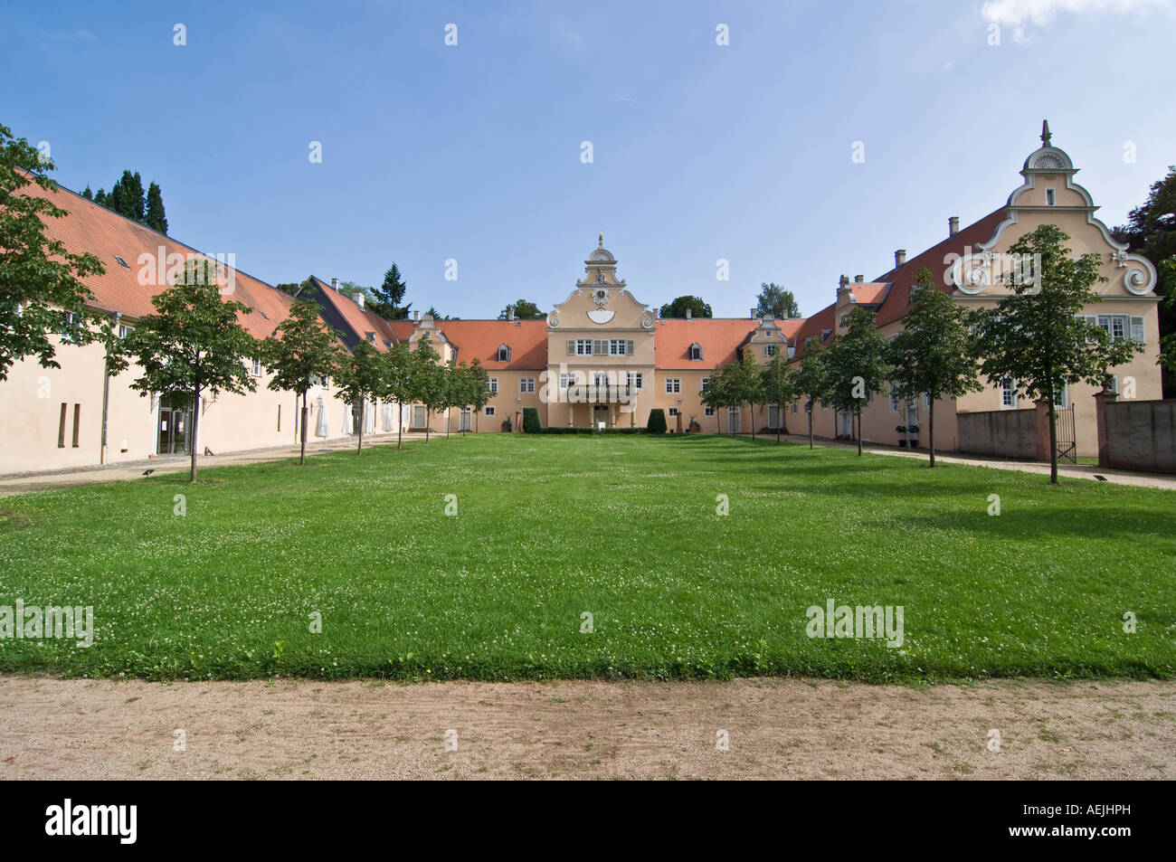 Historical hunting lodge Kranichstein, Darmstadt, Hesse, Germany Stock ...
