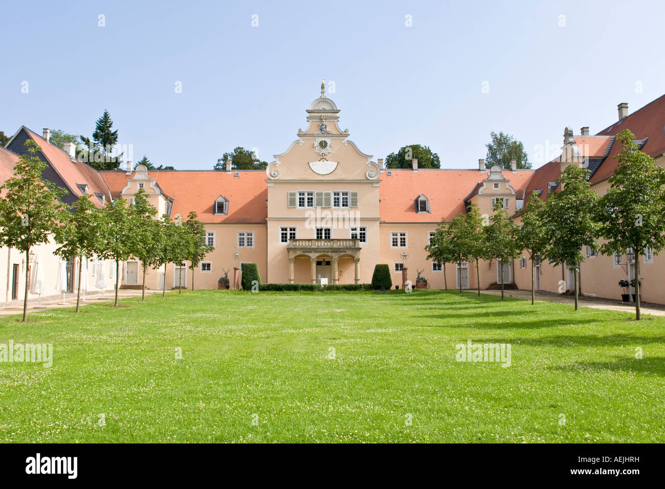 Historical hunting lodge Kranichstein, Darmstadt, Hesse, Germany Stock ...