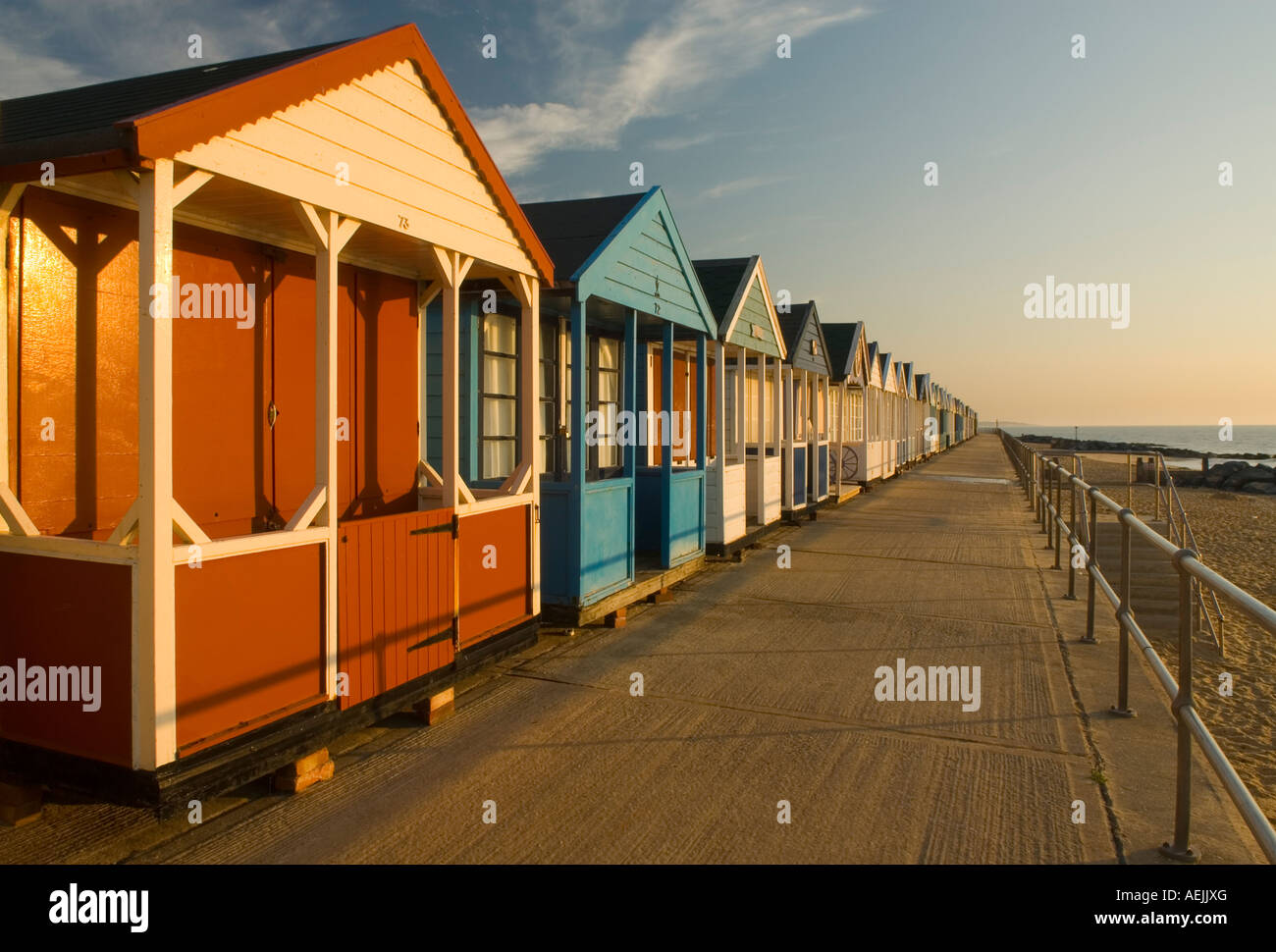 Red And Cream Beach Huts High Resolution Stock Photography and Images ...
