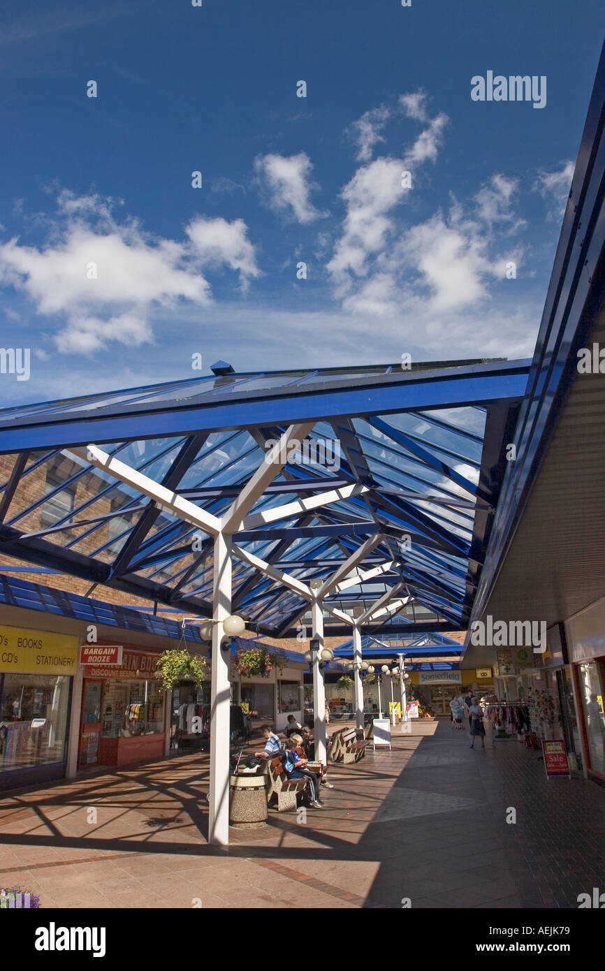 England Cheshire Stockport Cheadle Hulme Station Road shopping centre ...