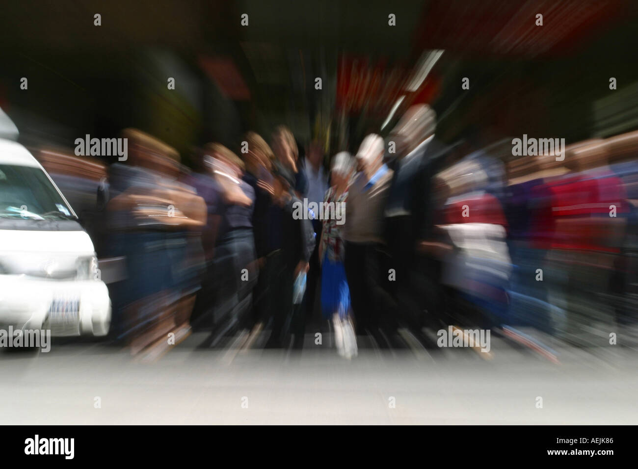 Zoom effect walking time hi-res stock photography and images - Alamy