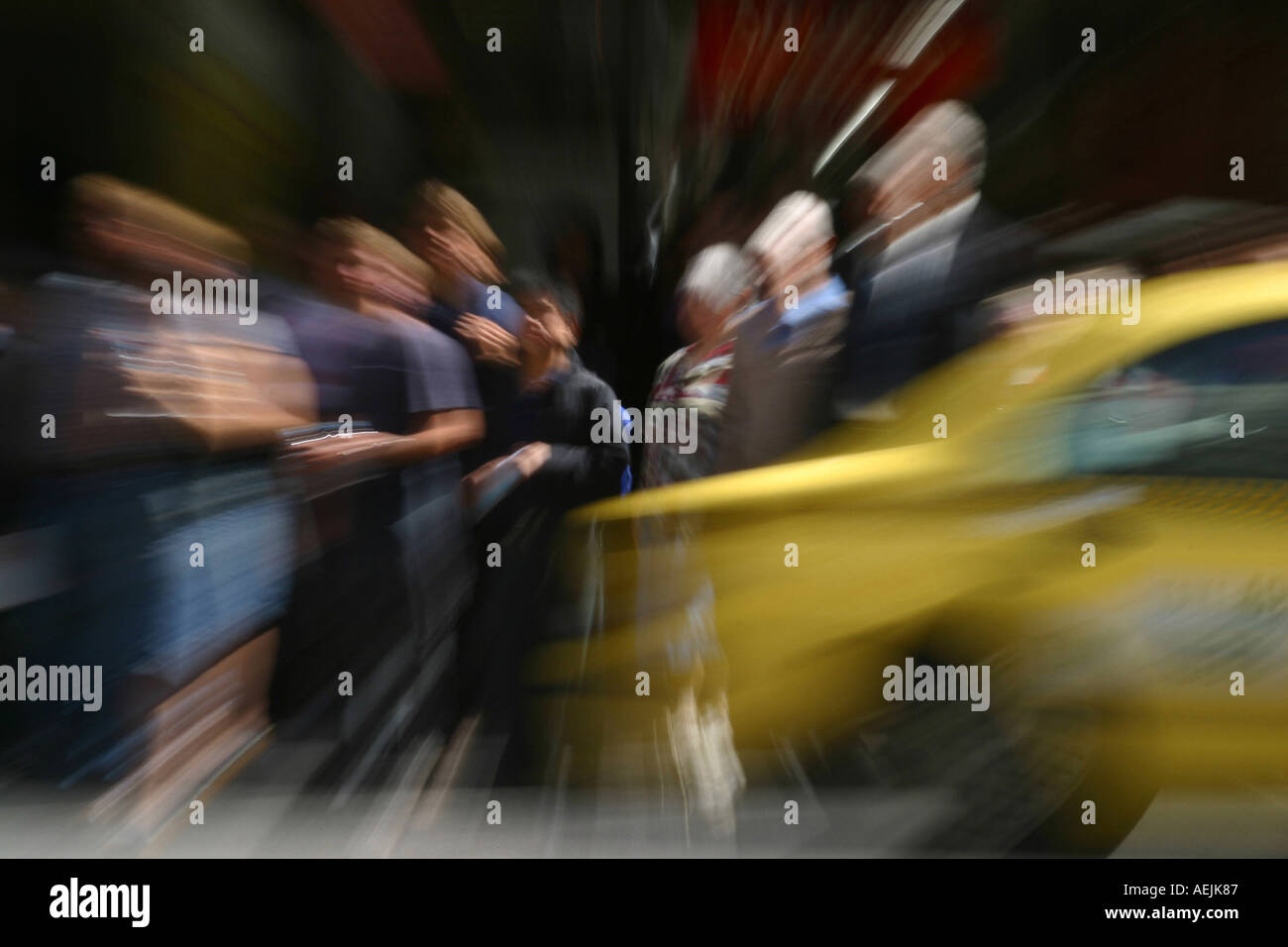 Zoom effect walking time hi-res stock photography and images - Alamy