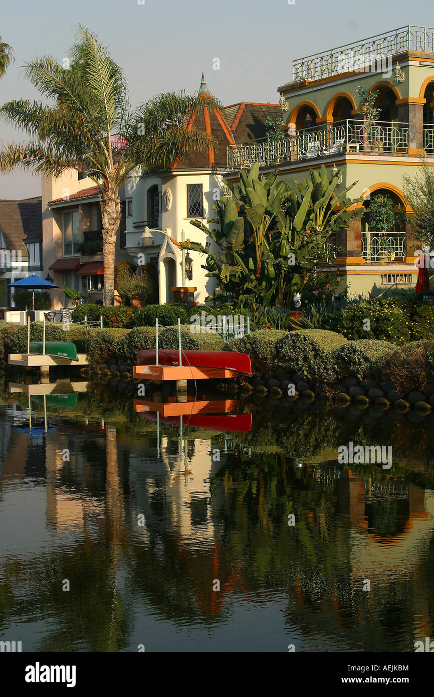 Lots of water, channels in Venice USA Los Angeles California United ...