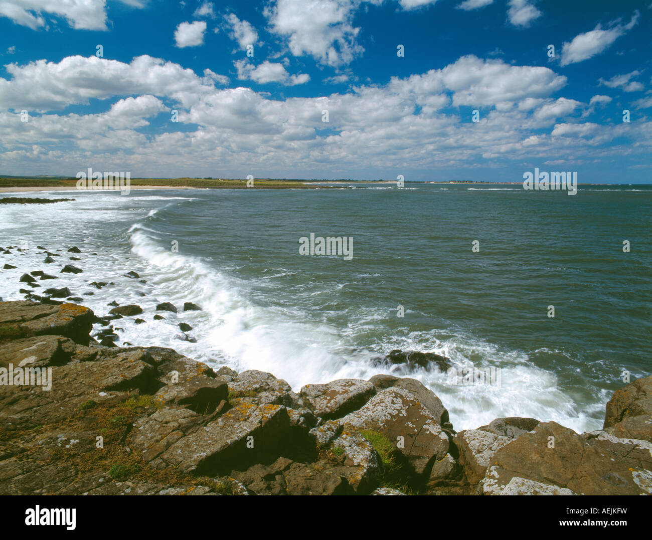 Low Newton Beach, near Embleton, Northumberland Stock Photo - Alamy