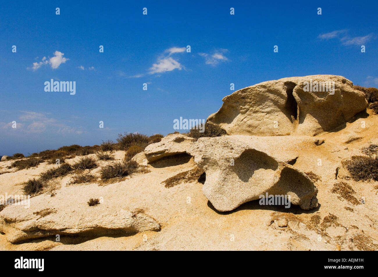 Rocks in the countryside, naxos, Greece Stock Photo - Alamy