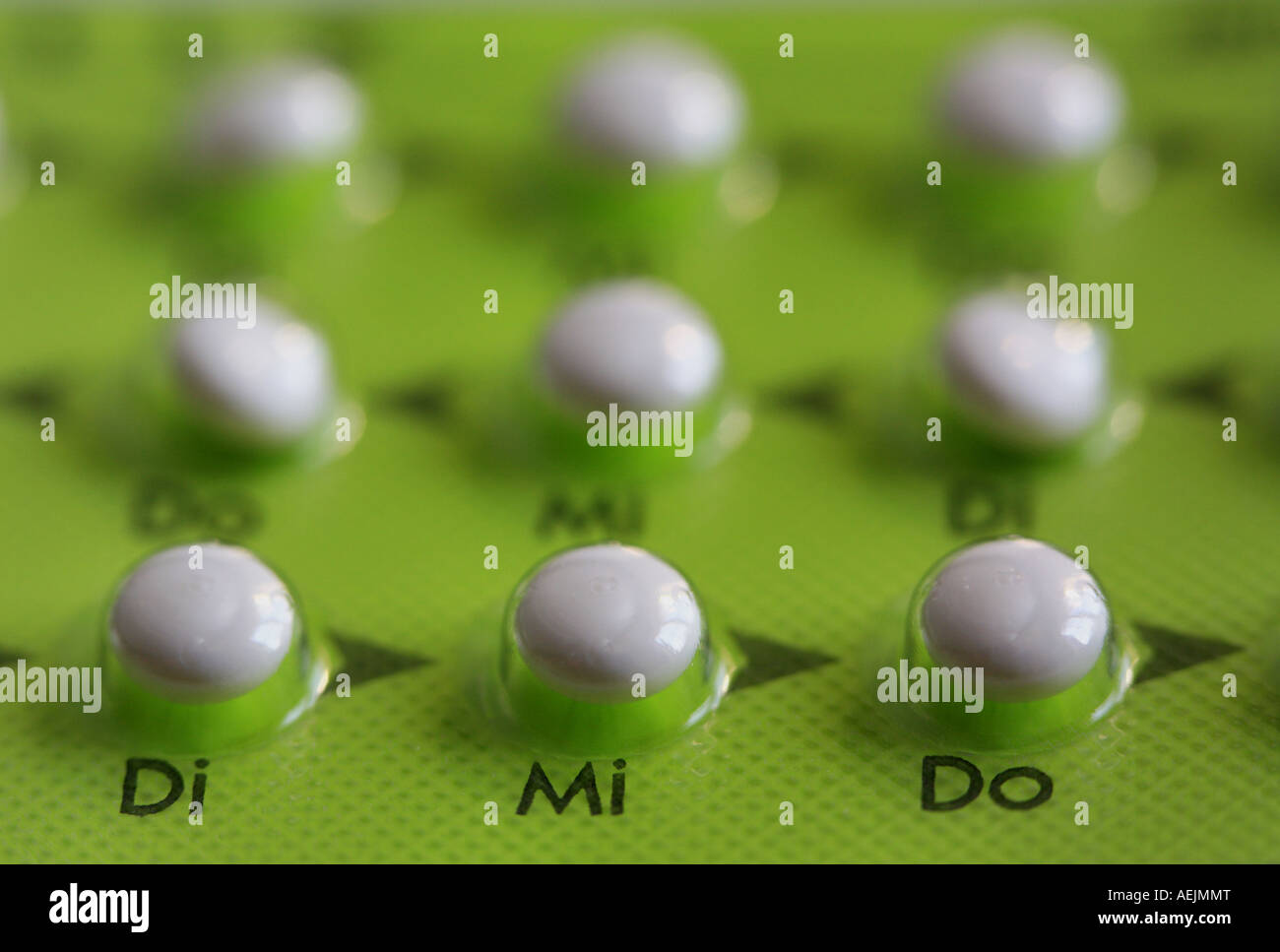 Contraceptive pill, one month pack Stock Photo - Alamy